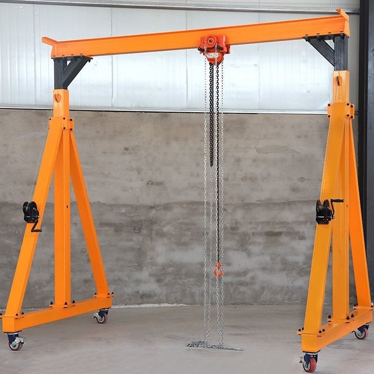 3 5 Ton Portable Gantry Crane 7 5m Lifting Height Working Class A3
