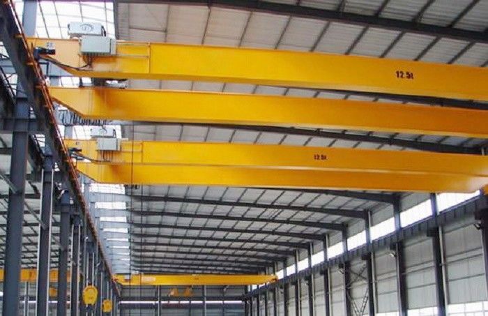 5 - 80 Ton Double Beam Overhead Travelling Cranes With Hoist Trolley ...