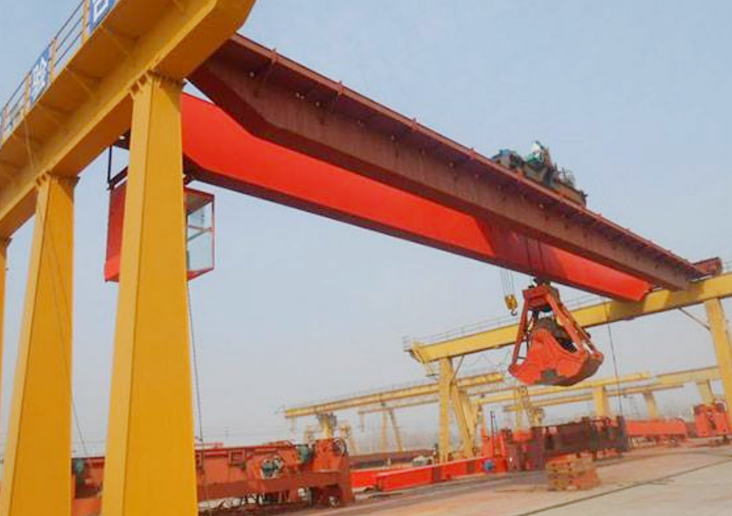 Double Girder Overhead Travelling Crane , Driver Room 25 Ton Electric ... Double Girder Overhead Travelling Crane , Driver Room 25 Ton Electric ...