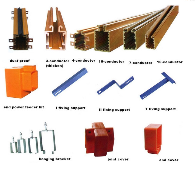 50-140A Multipole Bus Bar Systems High Voltage Small Space Long Service ...